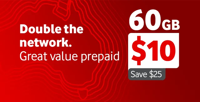 Prepaid Plans – Save $25| Vodafone Australia
