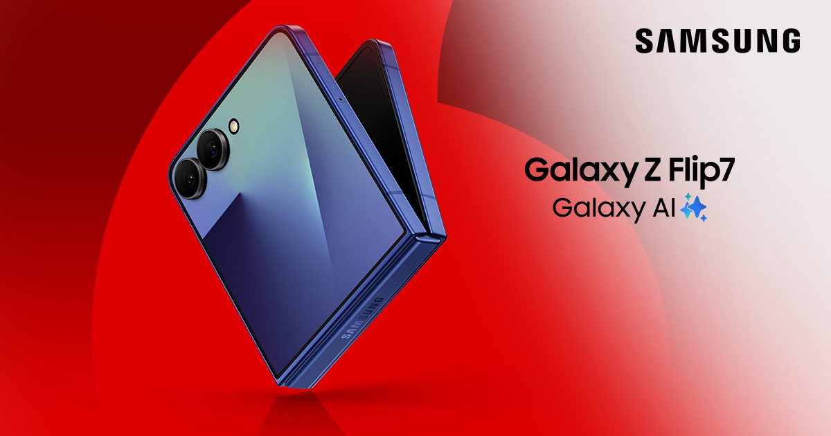 Samsung Galaxy Z Flip7 – Buy now | Vodafone Australia