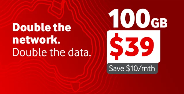SIM Only Plans – now $10/mth off | Vodafone Australia